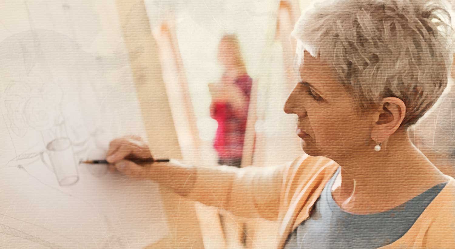 Benefits of Memory Care Art Therapy - The Birches